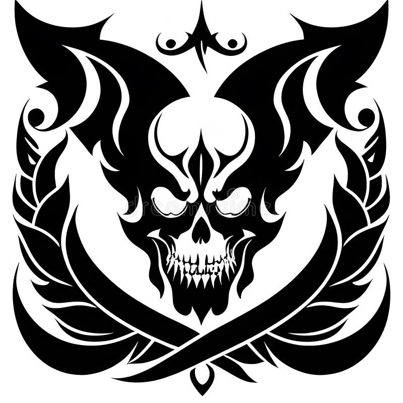 The Evil Tattoo Vector, Graphic Image Stock Illustration - Illustration ...
