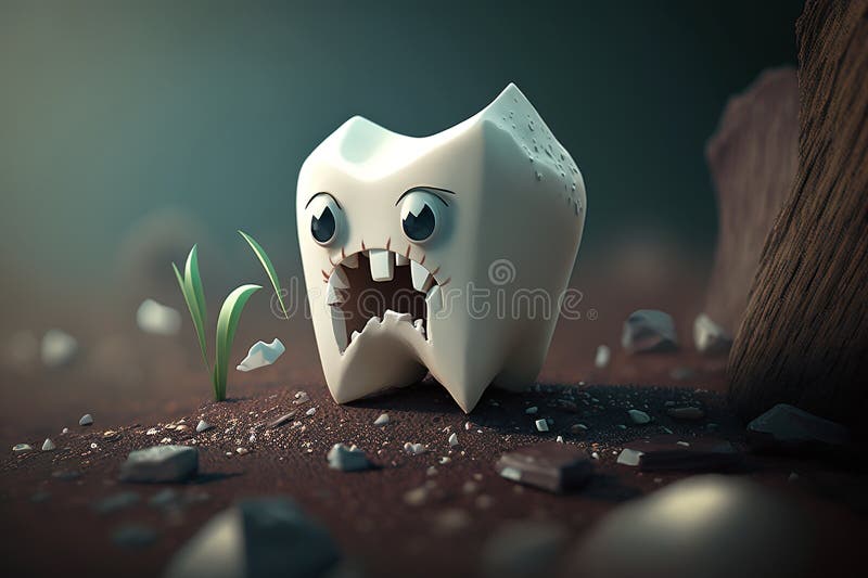 Evil Tooth, Dental Problems Stock Illustration - Illustration of ...