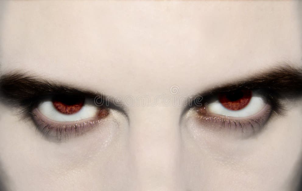 Evil vampire watching stock image. Image of eyebrow, angry - 17257113