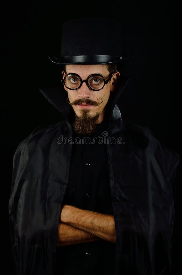 Evil Villain stock image. Image of moustache, scary, demon - 27373795