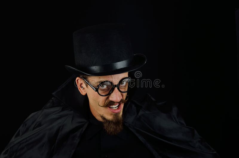 Evil Villain stock photo. Image of night, scary, male - 27373800