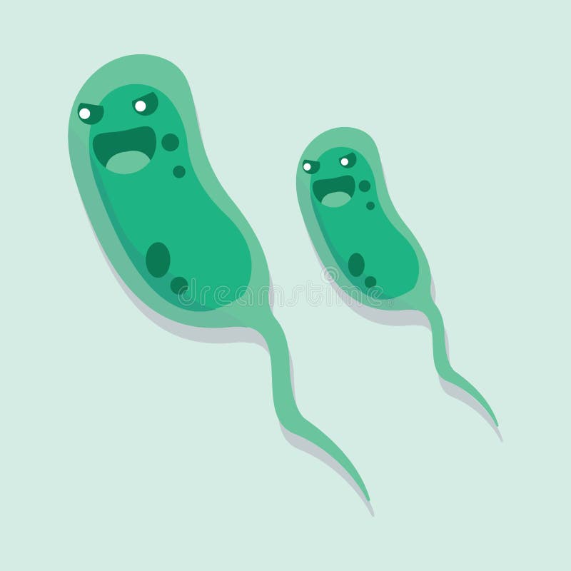 Evil virus cartoon stock vector. Illustration of biology - 184407896