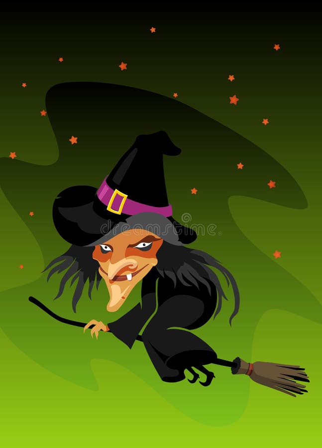 Evil Witch Character stock vector. Illustration of lady - 70982256