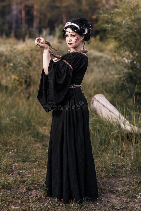 Evil witch woman stock photo. Image of curse, character - 45403290