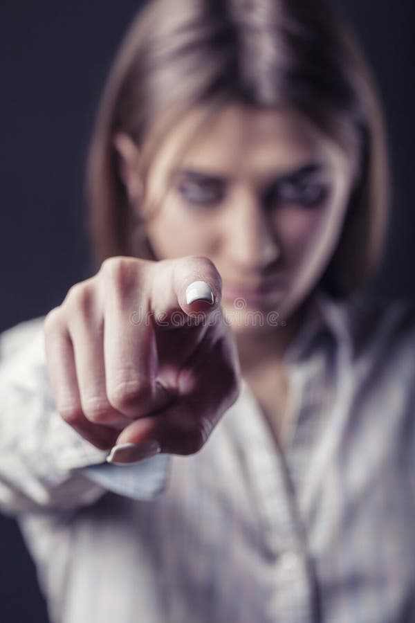 Evil woman stock photo. Image of angry, melancholy, despair - 101486516