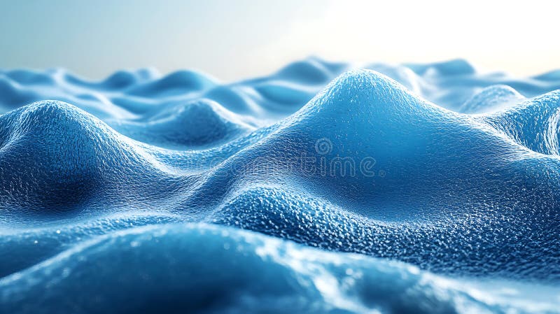 Abstract Blue Textured Waves Subtle Ocean Surface Underwater Aesthetic ...