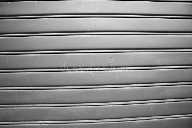 Black and White Texture of a Shop Shutter Stock Image - Image of ...