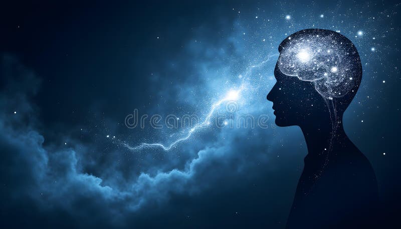 An Evocative Blend of Celestial and Neural Elements, this Image ...