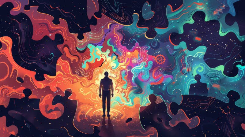 Navigating Individuality: Symbolism of Asperger S Syndrome in Art Stock ...