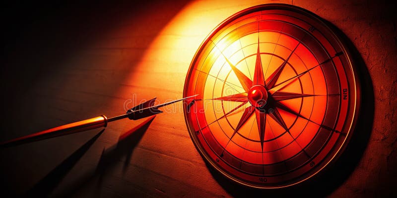 Finding Your Direction Silhouette Compass and Archery Target ...