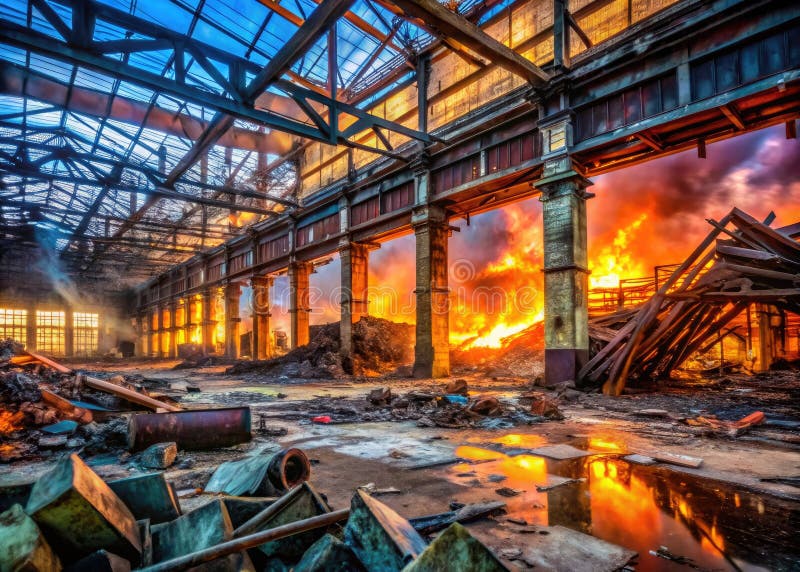 Exploring the Charred Remains of a PostIndustrial Disaster Twisted ...