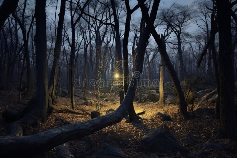 Eerie Forest Silhouettes Stock Illustrations – 183 Eerie Forest ...