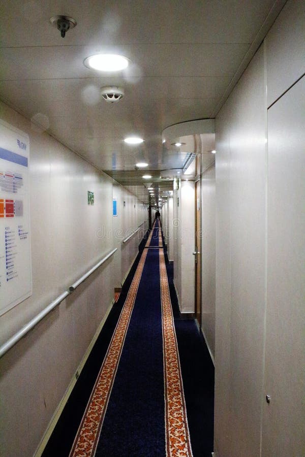 Cruise Ferry Corridor in Navigation Editorial Stock Photo - Image of ...