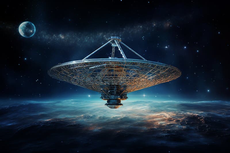 Interstellar communication stock photo. Image of exploration - 300806882