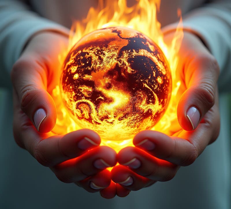 A Glowing Inferno in Our Hands Visualizing the Urgent Climate Crisis ...