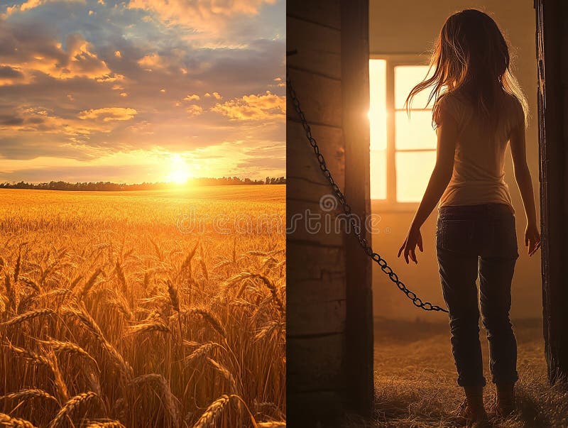 Chained between Worlds a Girl Caught between Sunlight and Darkness ...