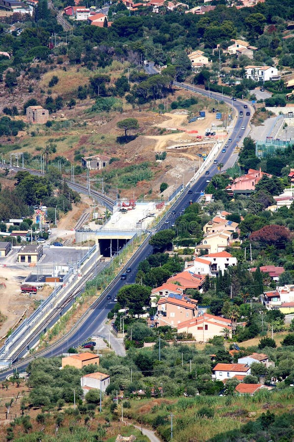 Motorway section in Italy stock photo. Image of motorway - 241838124