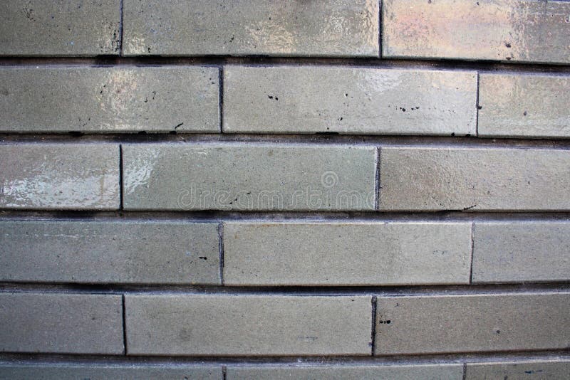 Texture of Rectangular Wall Tiles Stock Photo - Image of grout, porous ...