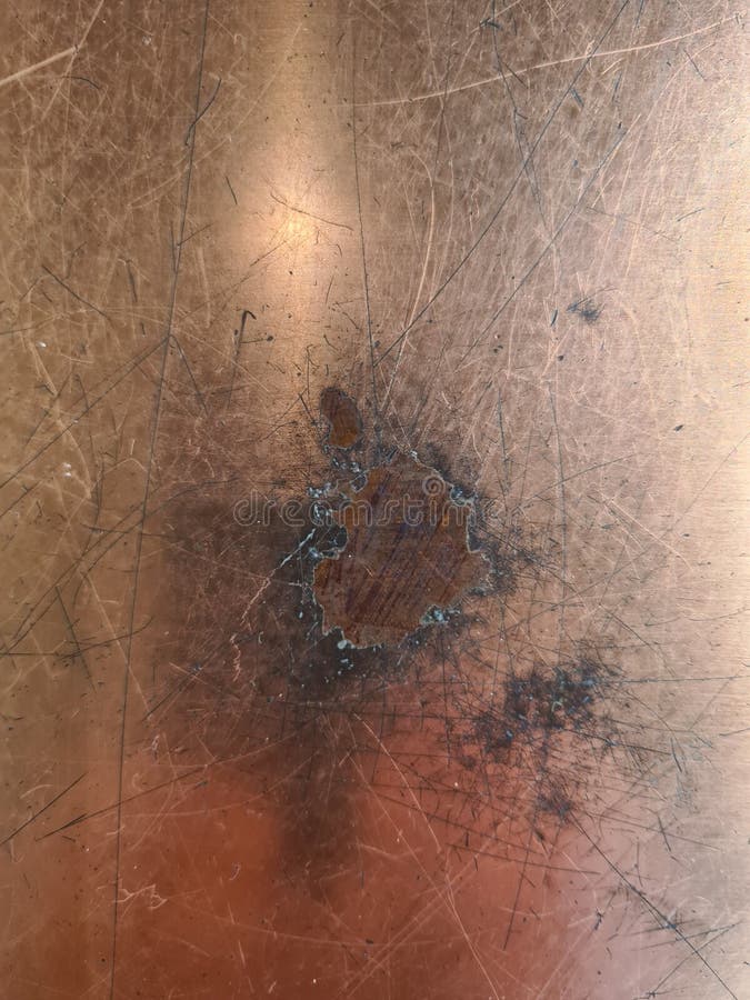 Texture of Ruined Copper Surface Stock Image - Image of scratches ...