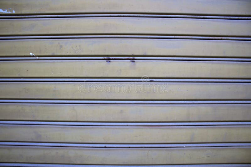 Texture of a shop shutter stock photo. Image of external - 196923612