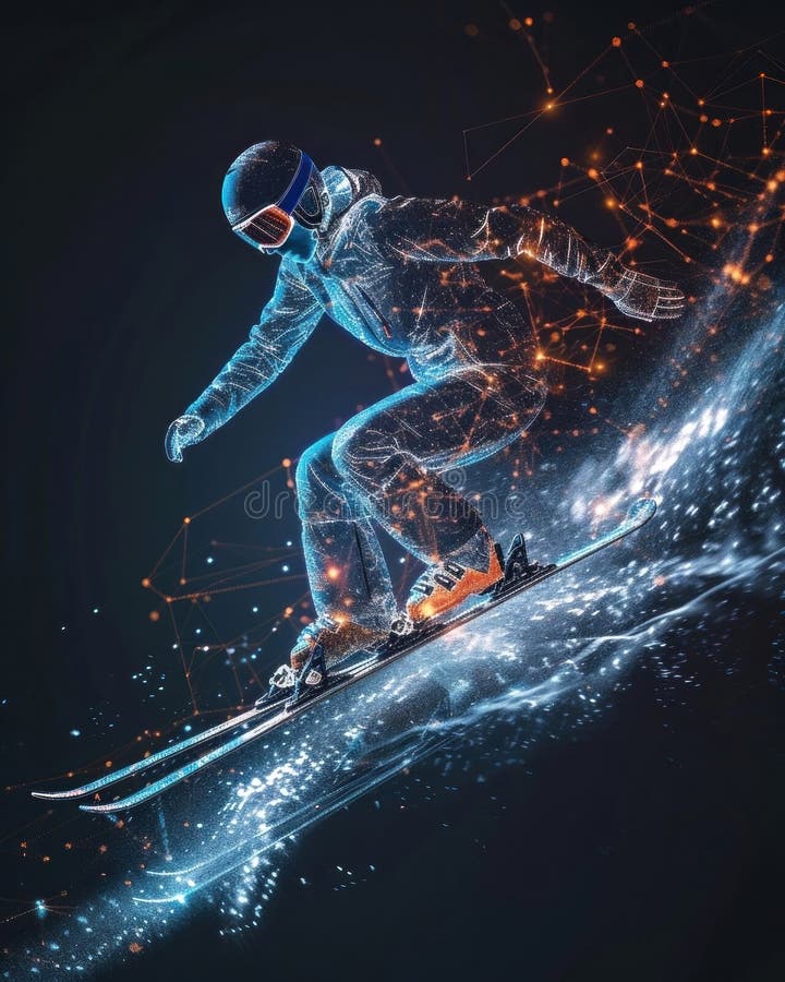 Evoking the Future of Adrenaline, this Image Captures a Skier in ...