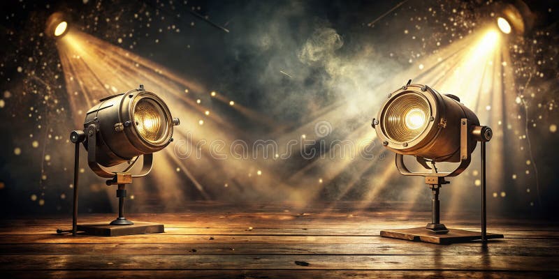 Evoking the Past Vintage Theatre Spotlights Capture the Magic of Retro ...