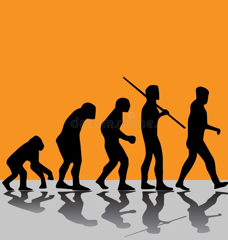 Evolution stock illustration. Illustration of black, conceptual - 3159913