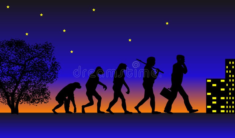 Evolution Silhouettes Stock Illustrations – 1,805 Evolution Silhouettes ...