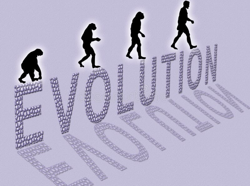 Evolution stock illustration. Illustration of prospective - 4856489