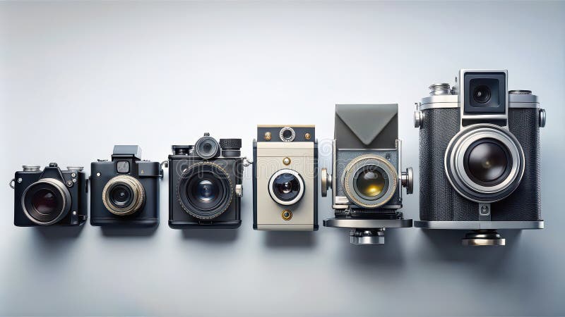Evolution of AI-powered Film Camera Technology Generative by AI Stock ...