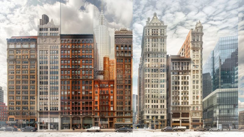 The Evolution of Buildings from the Past To the Present in One Picture ...