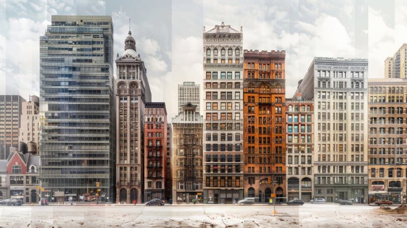 The Evolution of Buildings from the Past To the Present in One Picture ...