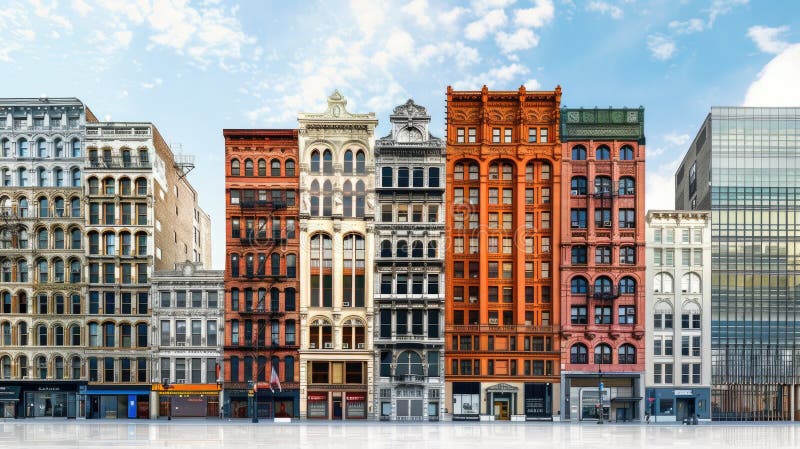 The Evolution of Buildings from the Past To the Present in One Picture ...