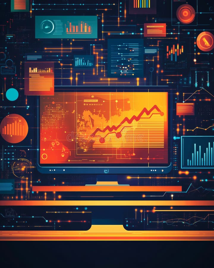Evolution Data Visualization Modern Technology Insightful Analytics ...