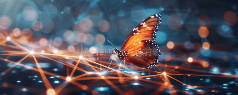 Evolution of Digital Communication Glowing Network with a Butterfly ...