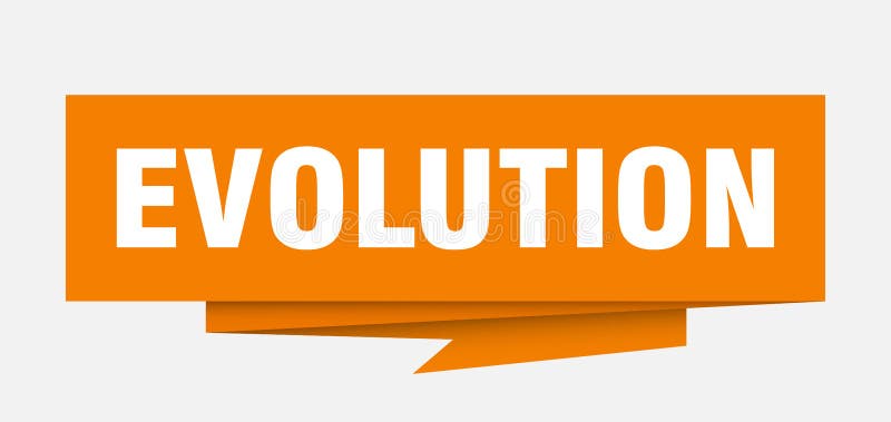 Evolution stock vector. Illustration of blue, design - 124344219