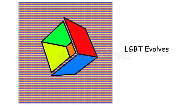 LBBT Rights Shown As Modern Art Stock Vector - Illustration of banner ...