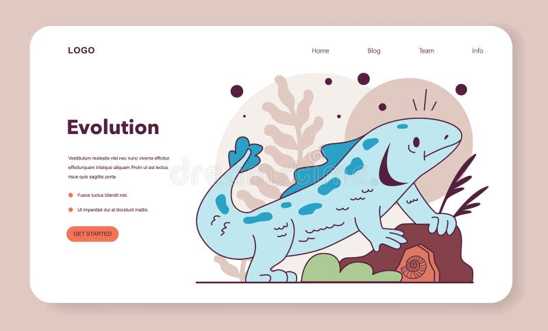 Evolution of Life Forms on Earth Concept. Prehistoric and Extinct ...