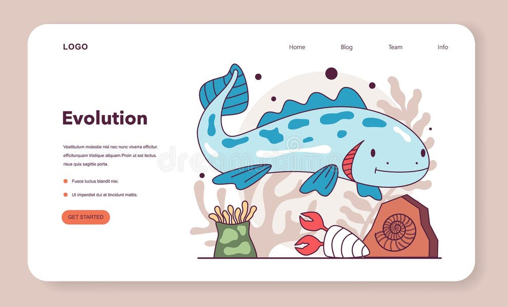 Evolution of Life Forms on Earth. Paleozoic Era Undersea Life. Extinct ...