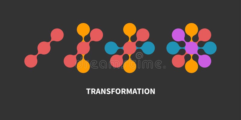 Evolution Logo, Change Metaphor, Coaching Sign Stock Vector ...