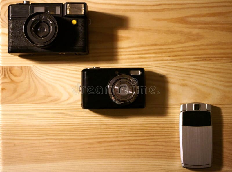 The Evolution of Photography Stock Image - Image of cellphone, digital ...
