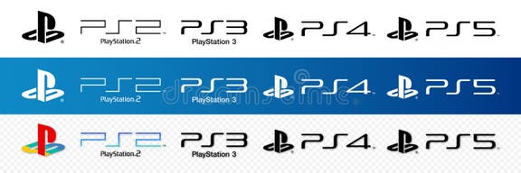 Evolution of Playstation Logo, Vector Editorial Illustration Editorial ...