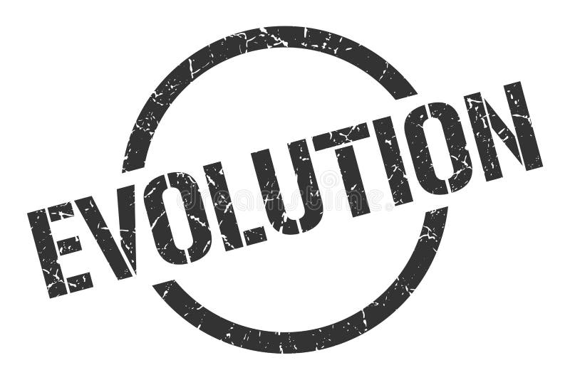 Evolution stamp stock vector. Illustration of peeler - 137022658