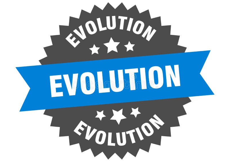 Evolution Sticker. Evolution Square Sign Stock Vector - Illustration of ...