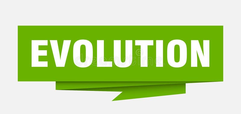 Evolution stock vector. Illustration of badge, sticker - 124341029