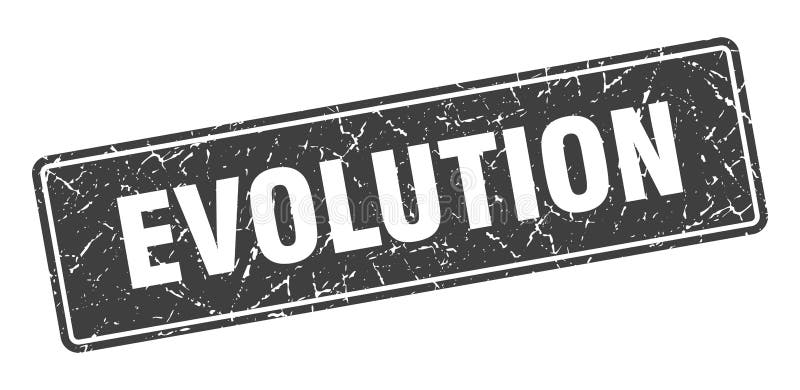 Evolution Sign. Evolution Circular Band Label. Evolution Sticker Stock ...