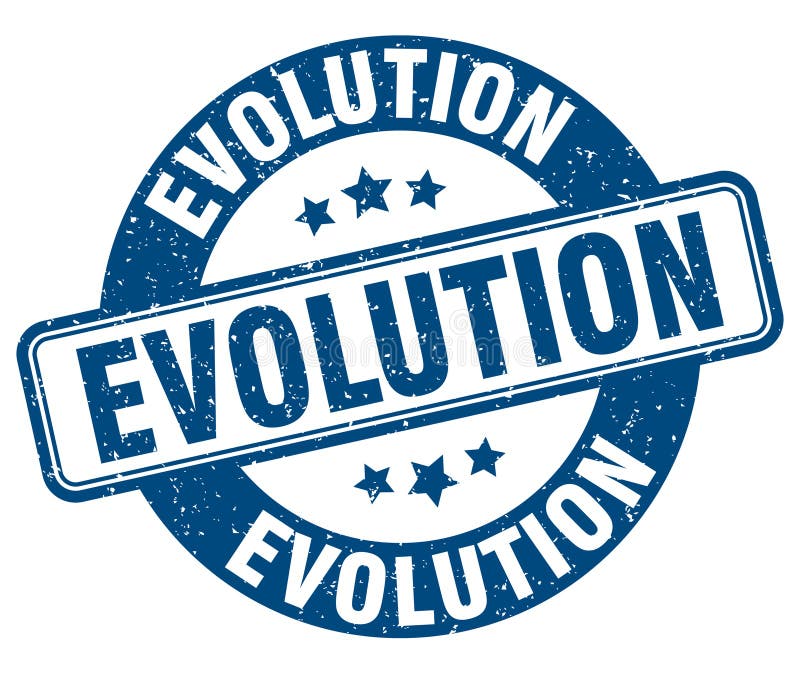 Evolution Stamp. Evolution Label. Round Grunge Sign Stock Vector ...