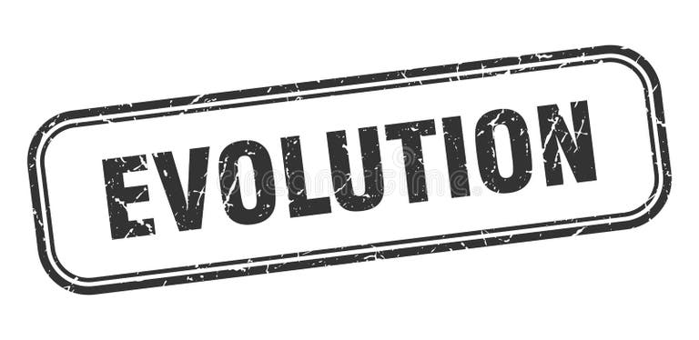 Evolution Stamp. Evolution Square Grunge Sign Stock Vector ...
