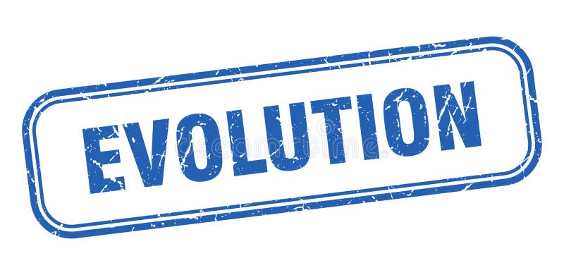 Evolution Stamp. Evolution Square Grunge Sign Stock Vector ...