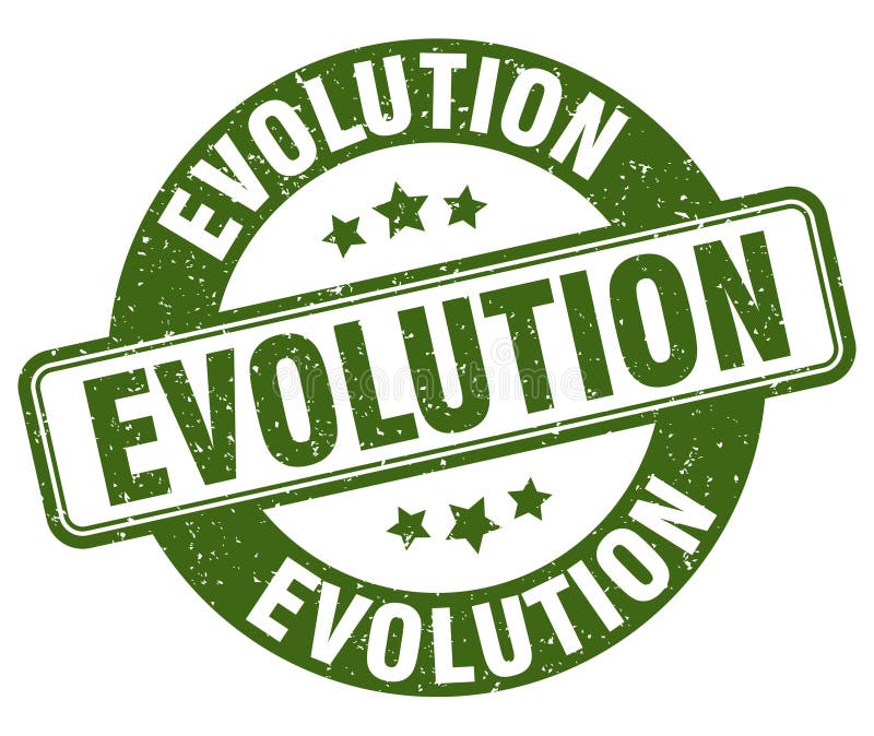 Evolution Stamp. Evolution Label. Round Grunge Sign Stock Vector ...